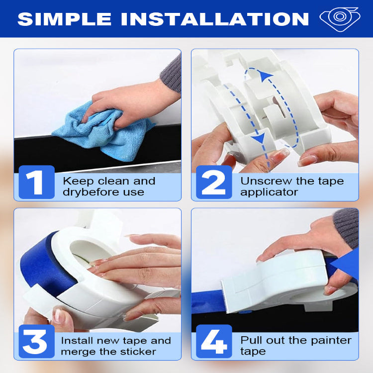 Easy Seam Tape Sticker Machine-Clean Paint Edges Without Effort ...