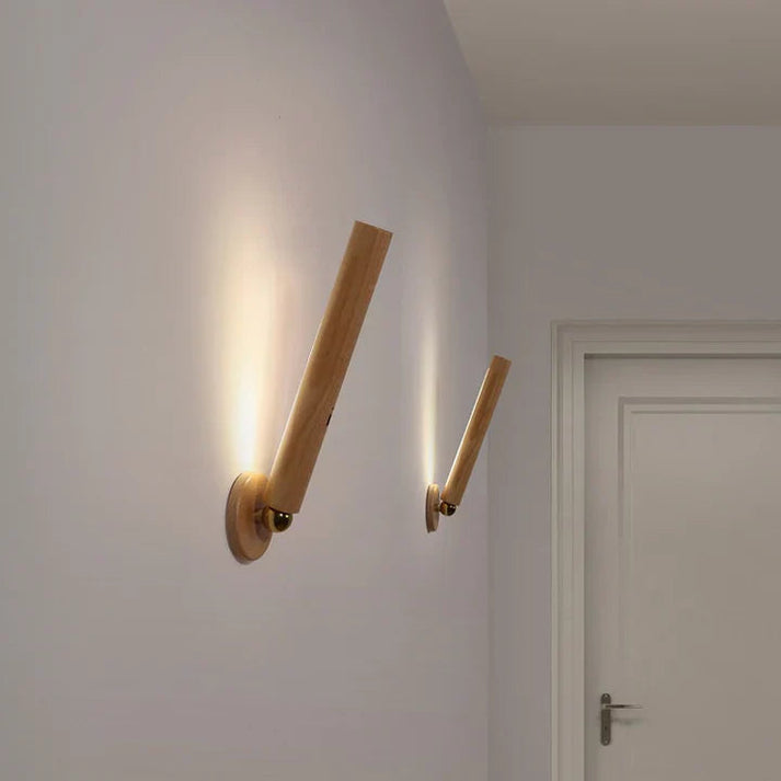 Wall light made of wood – dironia.com